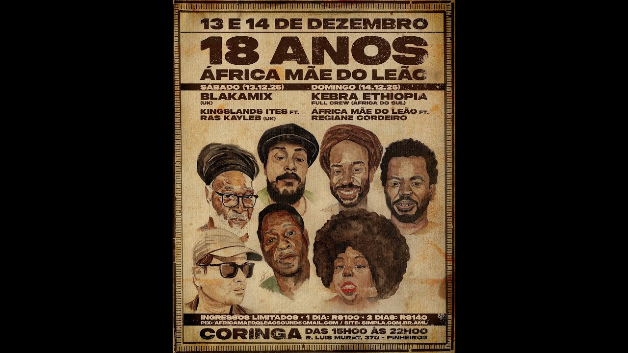 AFRICA MÃE DO LEÃO 18 ANOS - PART. BLAKAMIX (UK) 13/12/2025 (FULL SESH ...