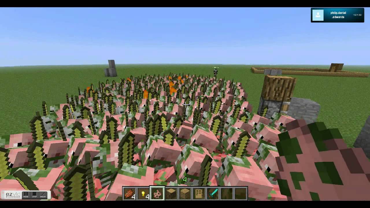 Zombie Pigman Army - YouTube