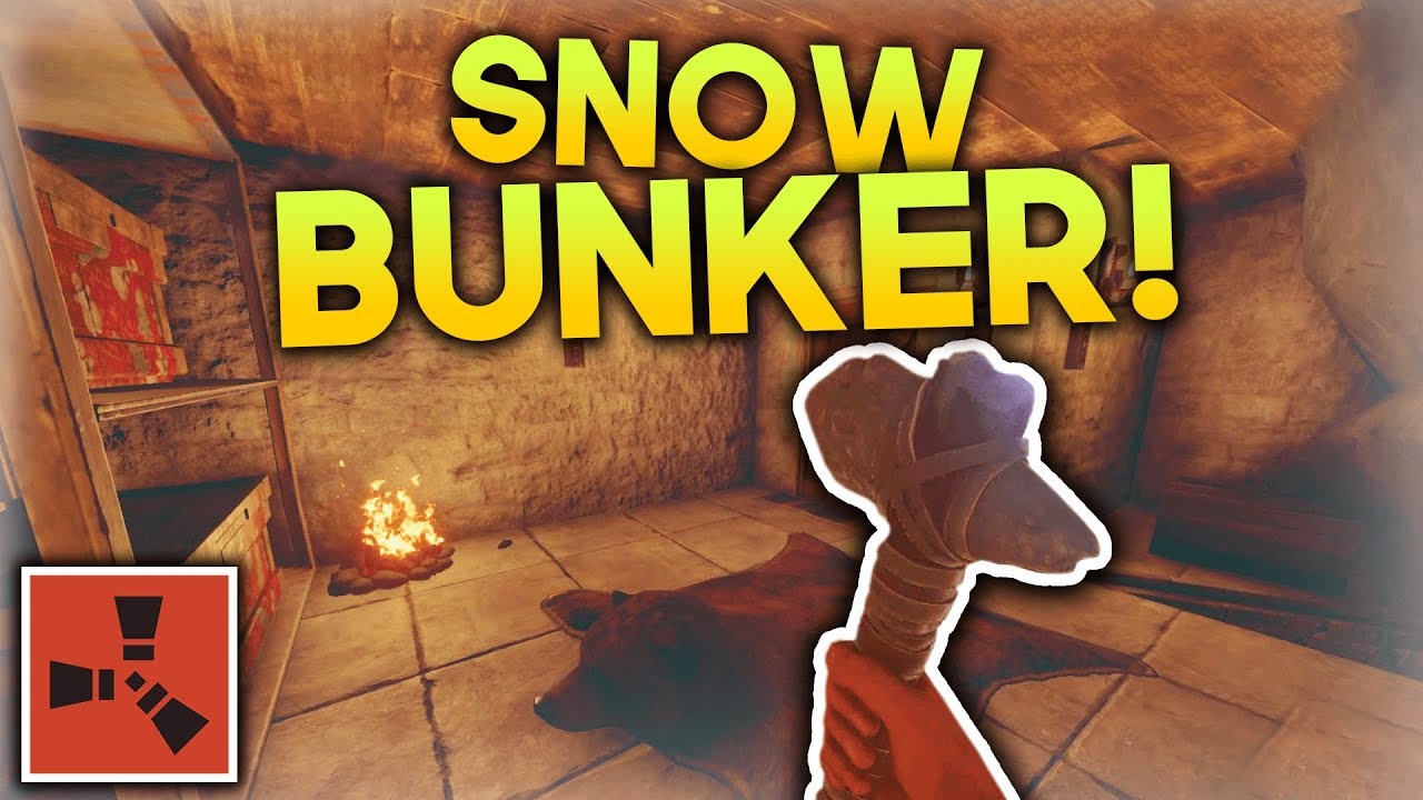 SNOW BUNKER!! | Rust SOLO Gameplay #2 | S2 - YouTube
