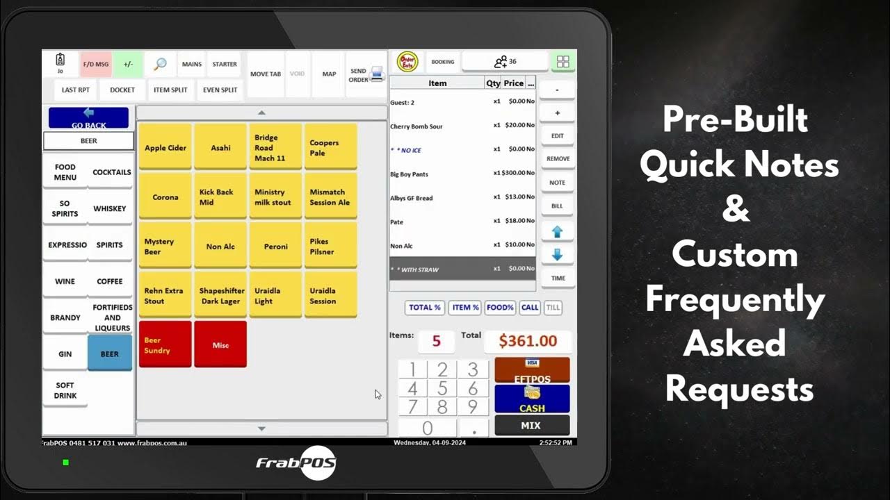 Bar & Restaurant POS System Demo | Streamlined Bar Management Solution ...