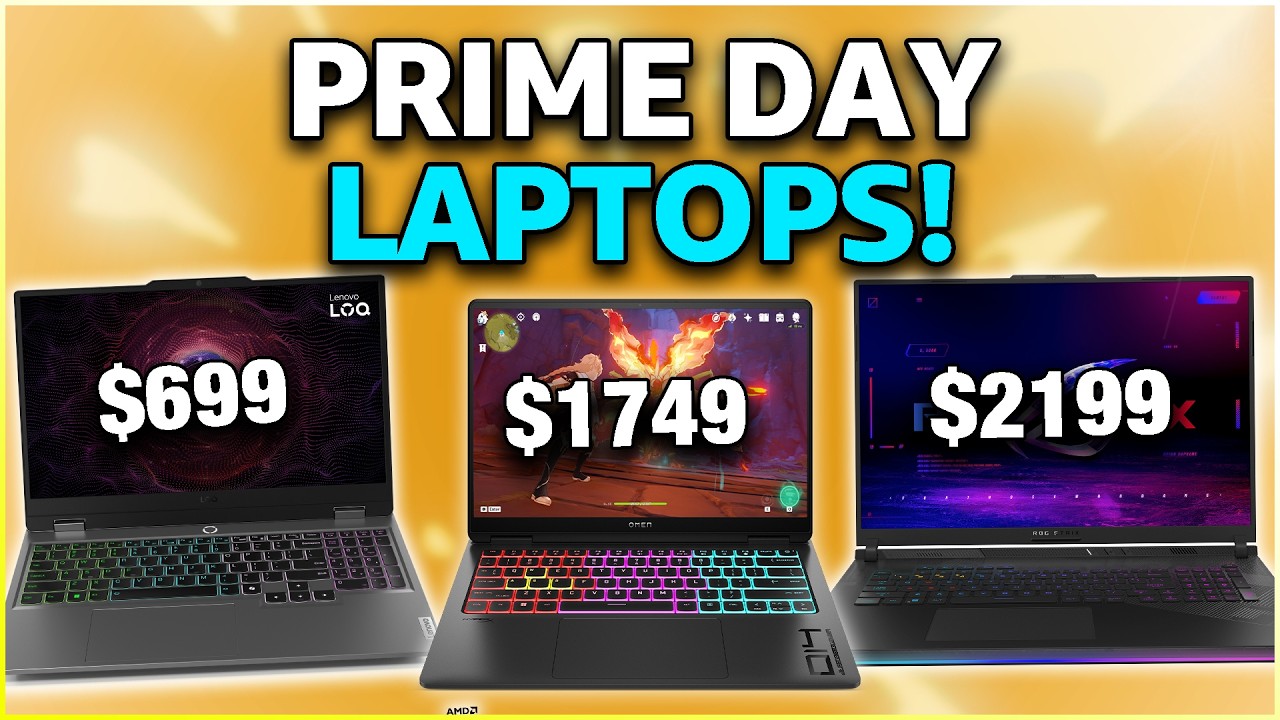 The Best AMAZON PRIME DAY Gaming Laptop at Every Price in 2025! - YouTube