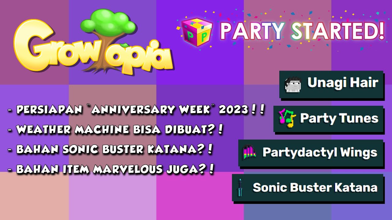 PERSIAPAN "ANNIVERSARY WEEK" 2023 | BAHAN SBK?! | BAHAN ITEM MARVELOUS ...