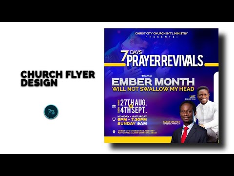 How To Design a Church in Photoshop | Photoshop Tutorial for Beginners ...