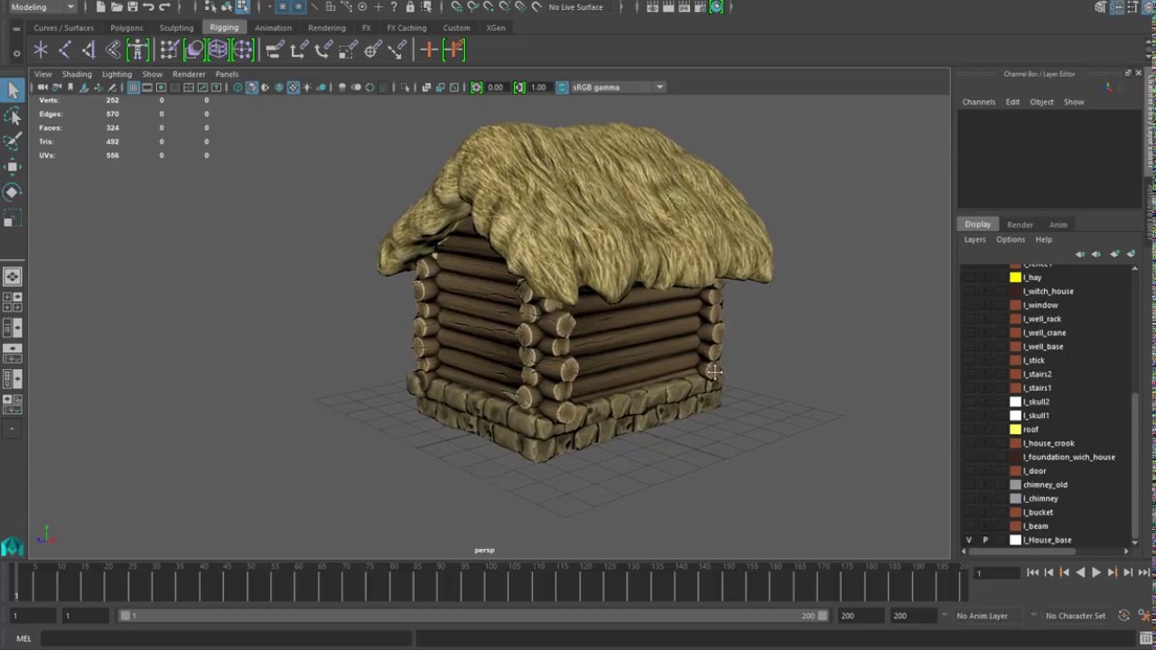Stylized Village Construction Kit (Maya) - YouTube