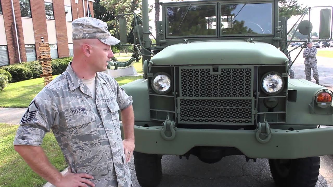 Go on the final ride of an M35 military cargo truck - YouTube