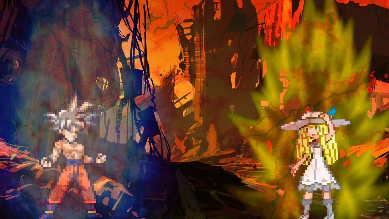 Goku vs Lillie - anything bot Sprite Animation episode 1 - YouTube