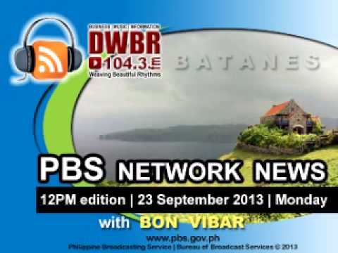 Philippine Broadcasting Service - 23 September 2013 - 12PM PBS Network ...