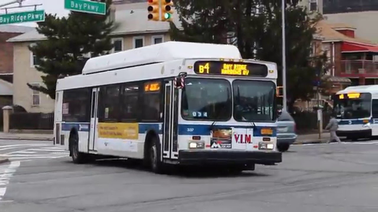 MTA New York City Bus 2012 New Flyer Industries C40LF 337 on the B4 ...