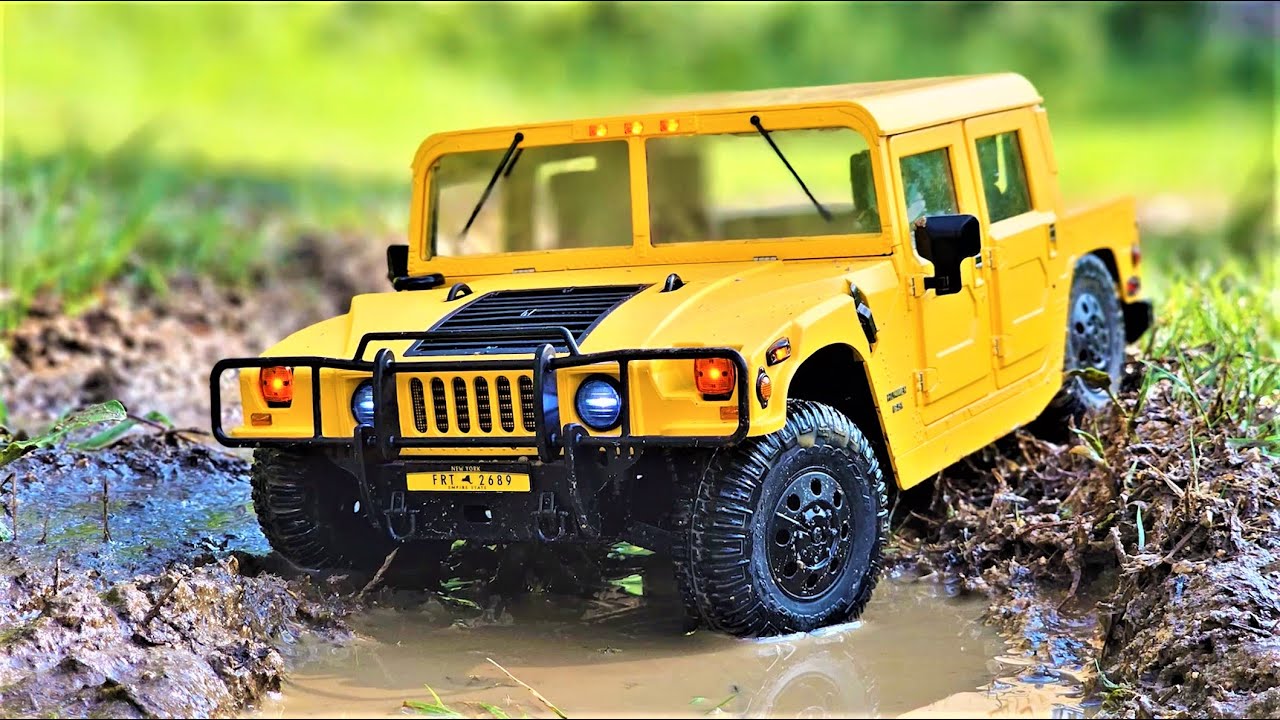 1/12 Scale FMS 2006 Hummer H1 Alpha RS Unboxing & Off-Road - YouTube