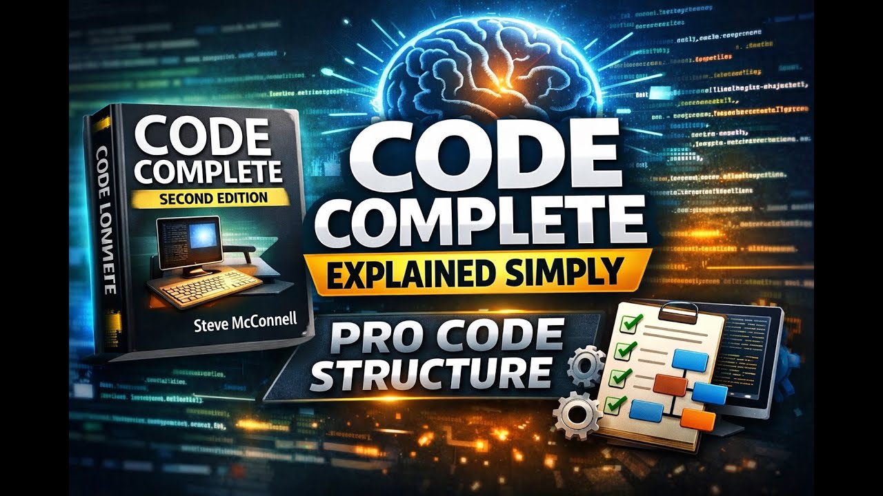 Code Complete Explained Simply 🧠 | How Pro Developers Structure Code ...