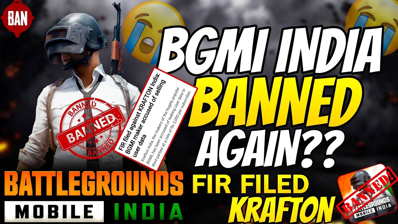 Bami Ban Again? 😭 Bgmi Ban New Today | Again Bgmi Ban For Data Sharing ...