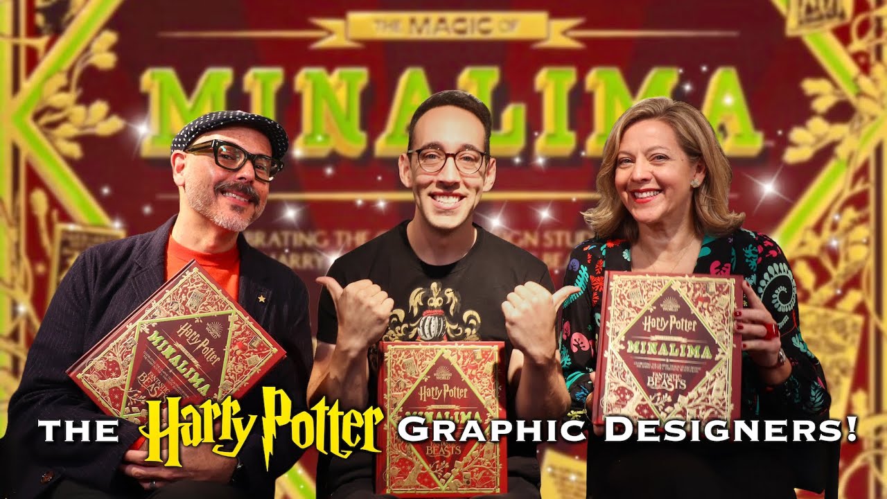 Interviewing the Wizarding World Graphic Designers | MinaLima at Harry Potter New York - YouTube
