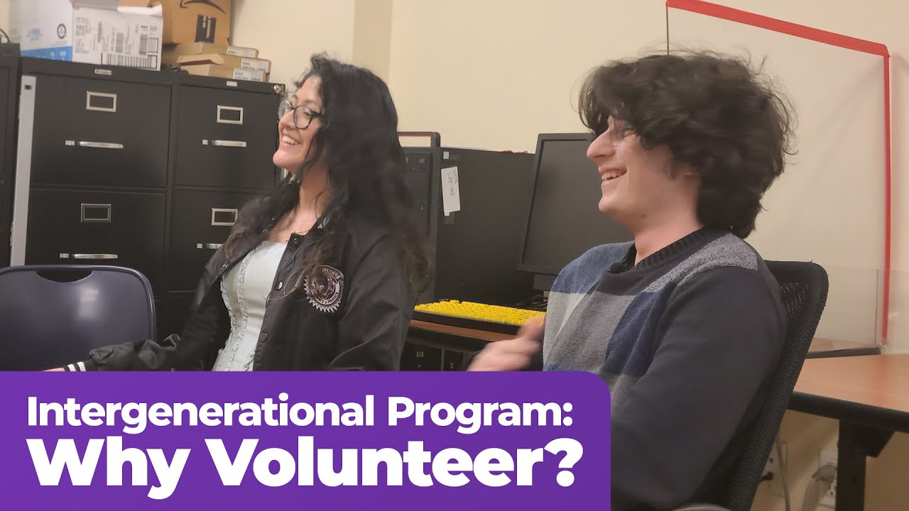 Why Volunteer With VISIONS Intergenerational Program? - YouTube