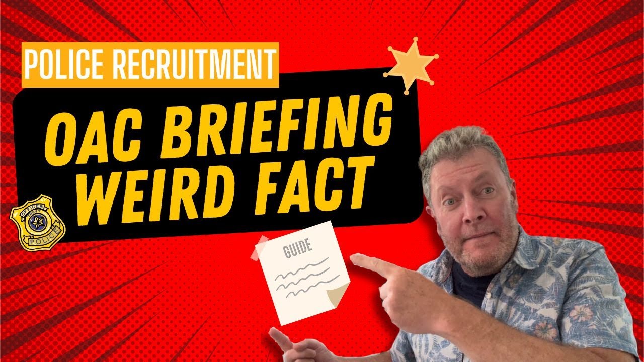 Police Recruitment Online Assessment Centre | Wierd Fact about the OAC ...