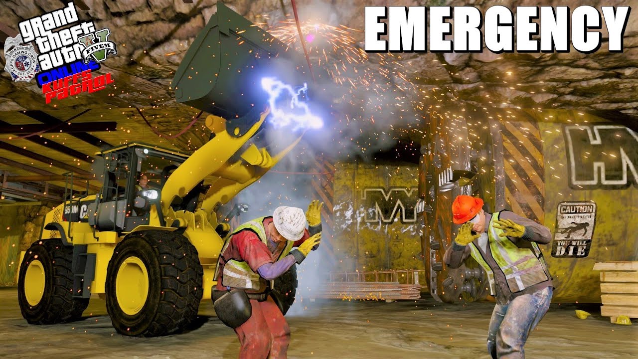 Serious Underground Construction Site Emergency In GTA 5 RP - YouTube