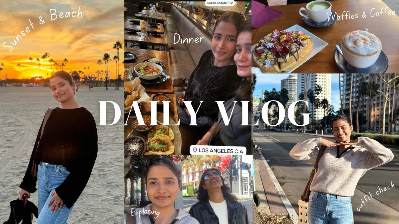 Los Angeles Vlog : Exploring, Surprising a Friend and Yapping - YouTube