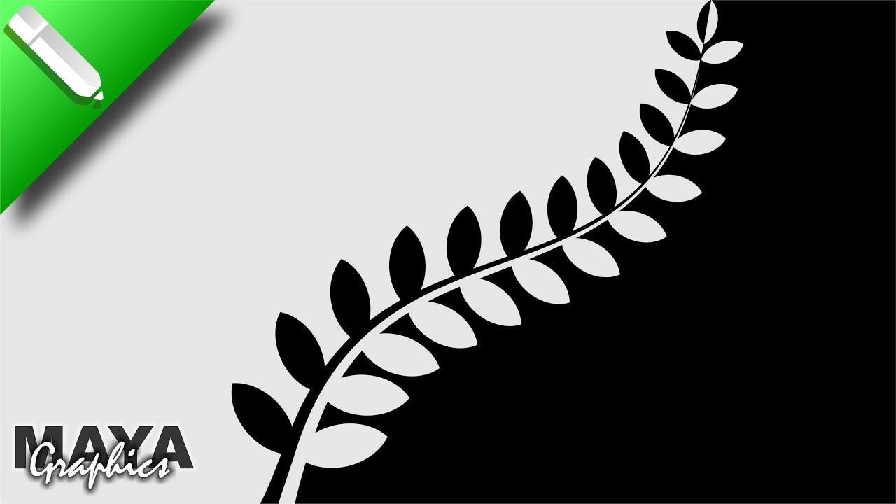 How to Design Leaf Backgrounds in Coreldraw using the Blend Tool ...