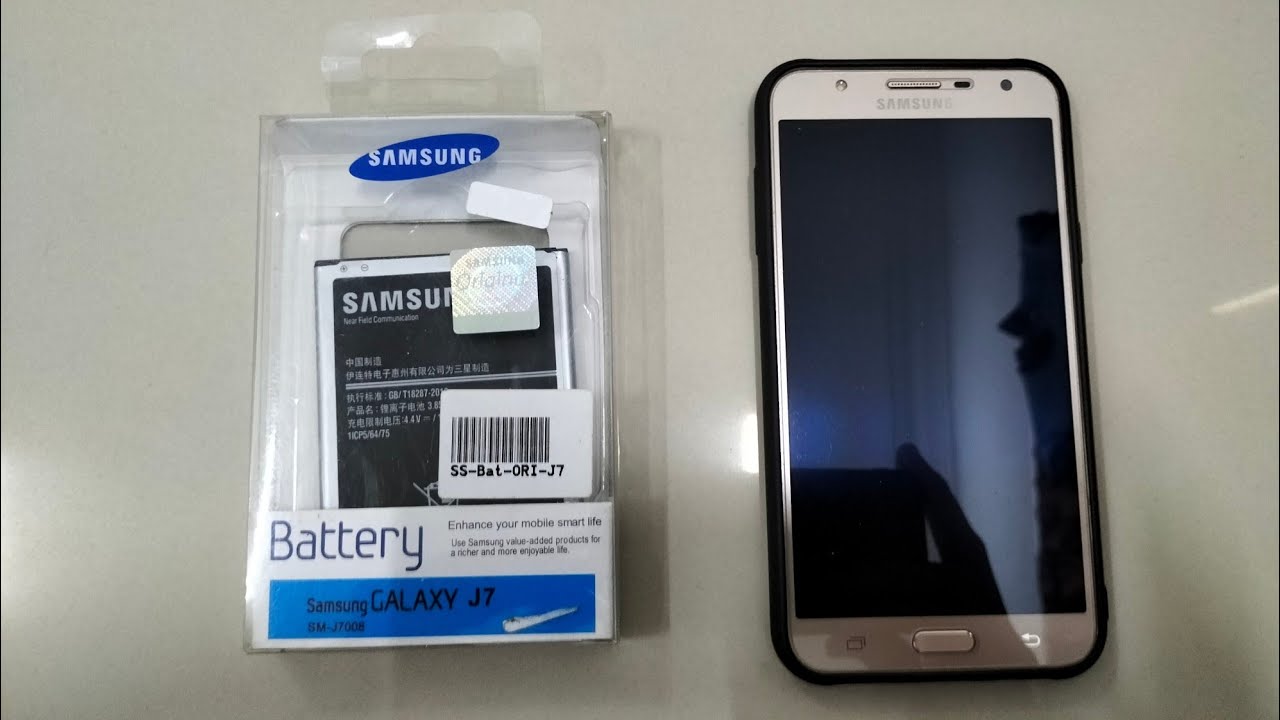 Unboxing Samsung Galaxy J7 2015 Battery Original | New old stock | Fits ...