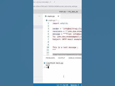 [WEB DEVELOPMENT HACKS] Email in Python: How to Send? | Tutorial by Mailtrap - YouTube