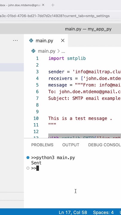 [WEB DEVELOPMENT HACKS] Email in Python: How to Send? | Tutorial by Mailtrap - YouTube