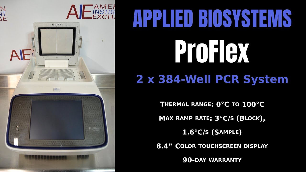 Applied Biosystems ProFlex 2 x 384-well PCR System (Item - 1978E DNA ...