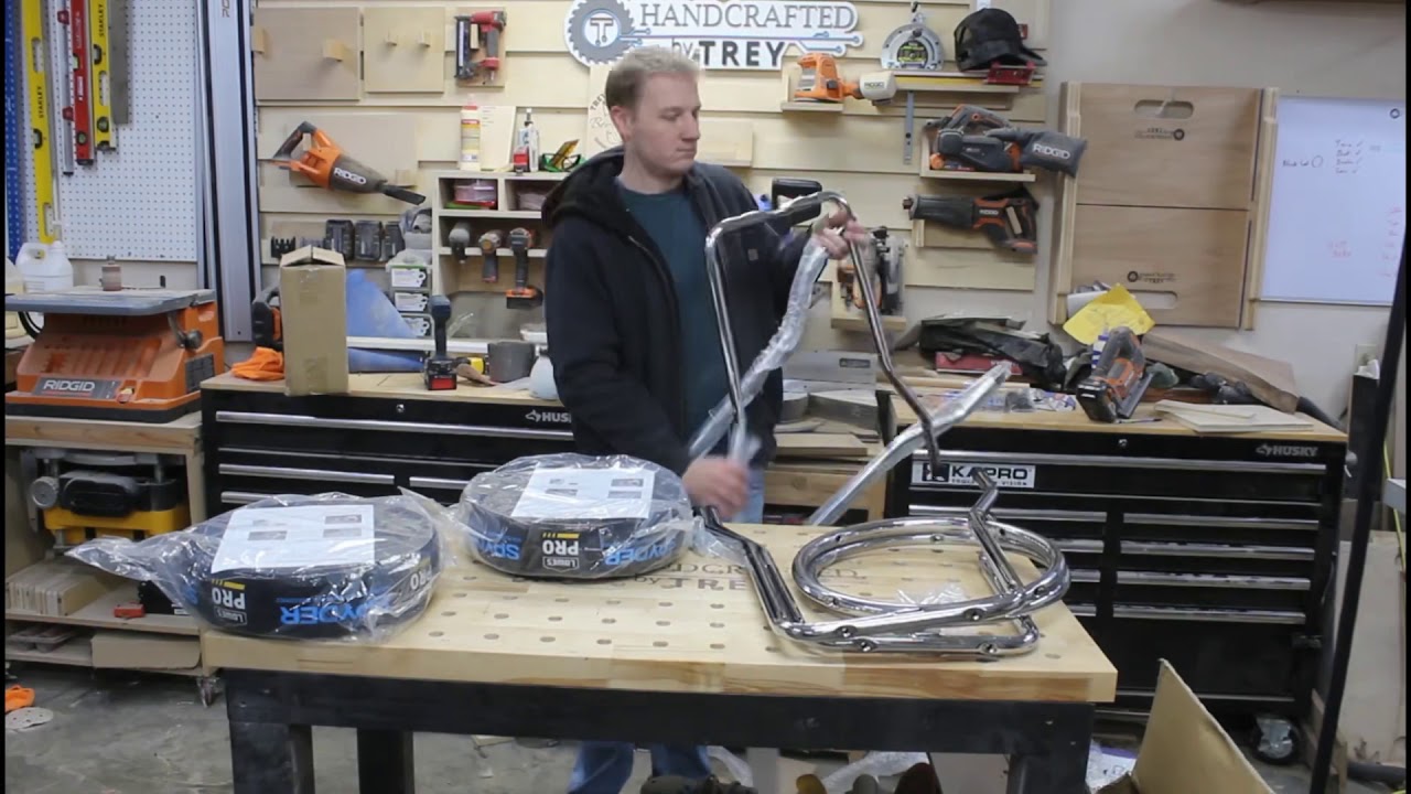 Spyder Products Bar Stool Assembly - YouTube