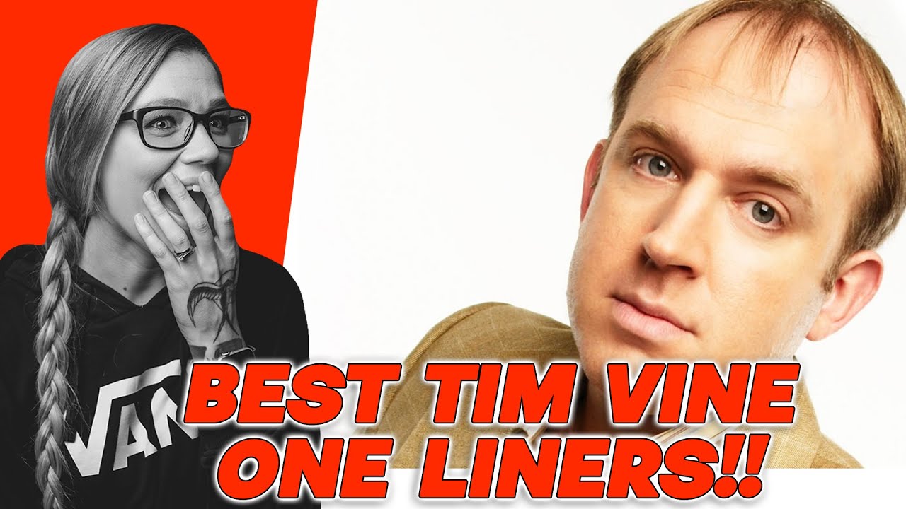 AMERICAN REACTS TO TIM VINE BEST ONE LINERS | LADY RAE | AMANDA RAE ...