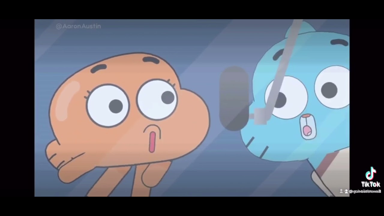 Gumball and darwin singing inpatient but reversed made by me - YouTube