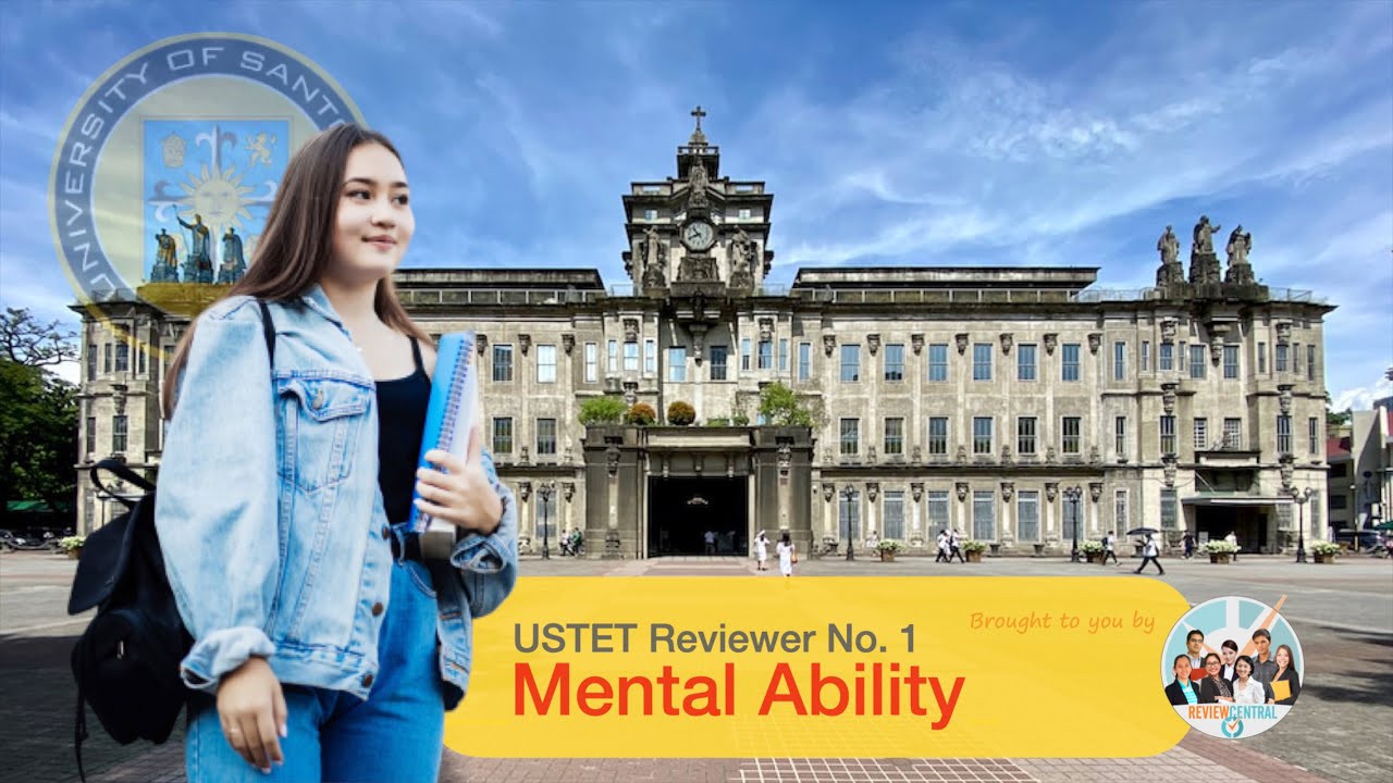 USTET Reviewer No. 1: Mental Ability | #reviewcentral #ustet #ust # ...