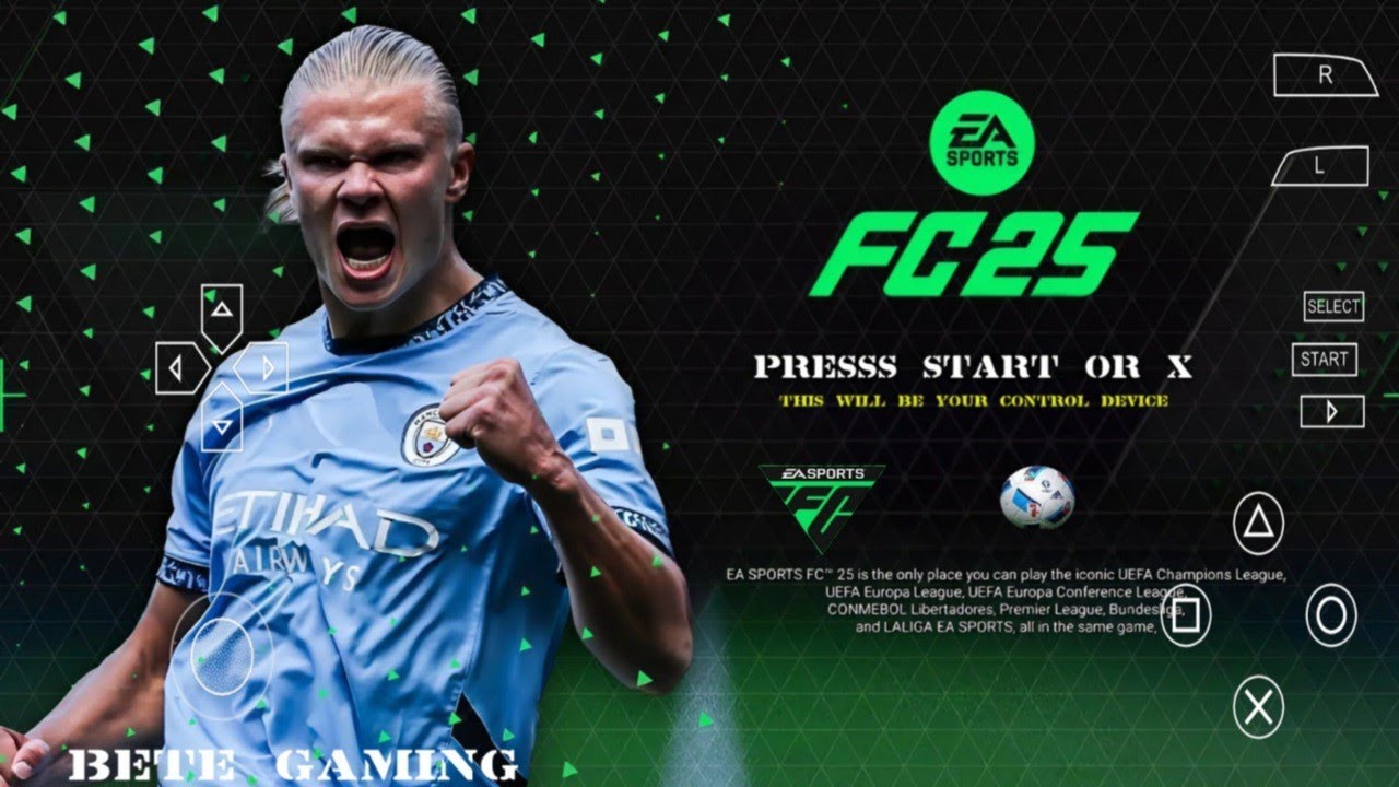 EA SPORTS FC 25 PPSSPP MOD ENGLISH VERSION LATEST UPDATE PES 2025 PSP ...