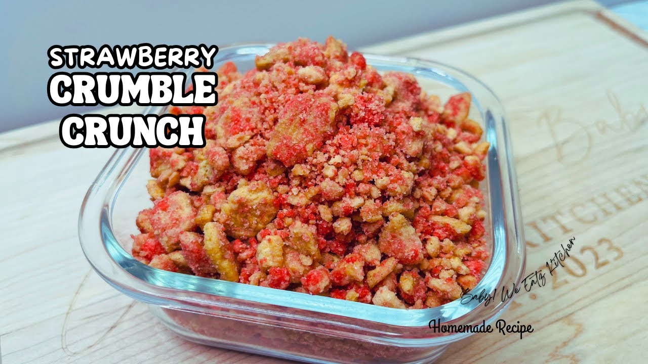 This Strawberry Crumble Crunch is INSANE - YouTube