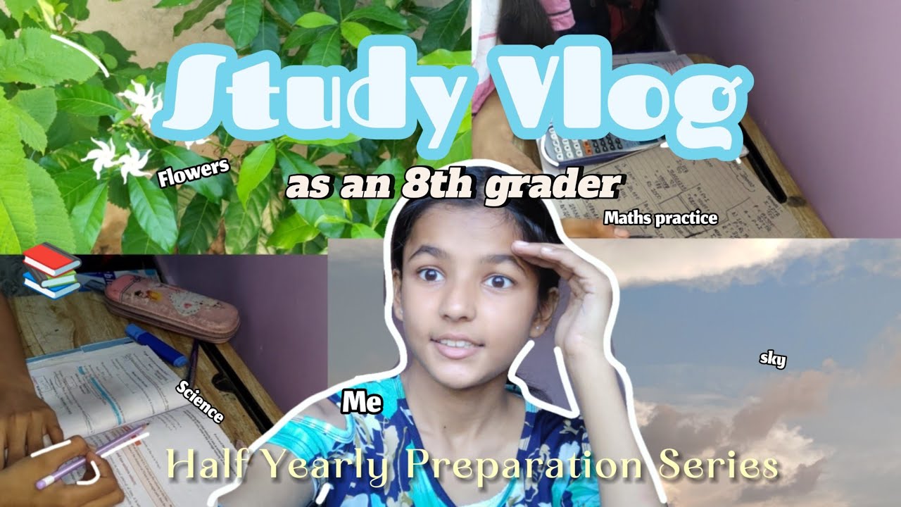 Productive Study Vlog 📚 || Exam Preparation Series || Study with me🌷 || Aradhya 🌼 - YouTube