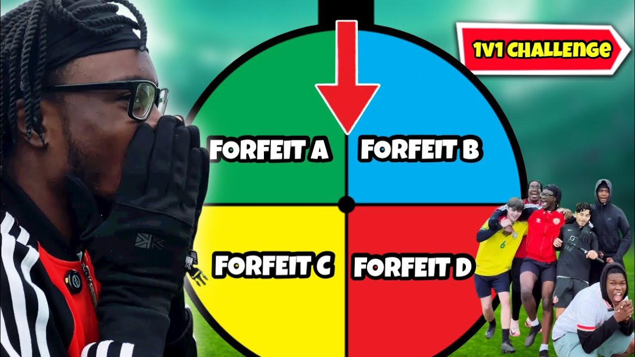 Ultimate Football 1v1 Forfeit Challenge - Spin The Wheel - YouTube