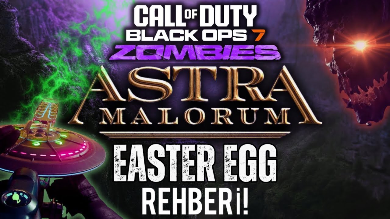 DLC 1 Astro Malorum Detaylı Türkçe Easter Egg Rehberi! | Black Ops 7 ...