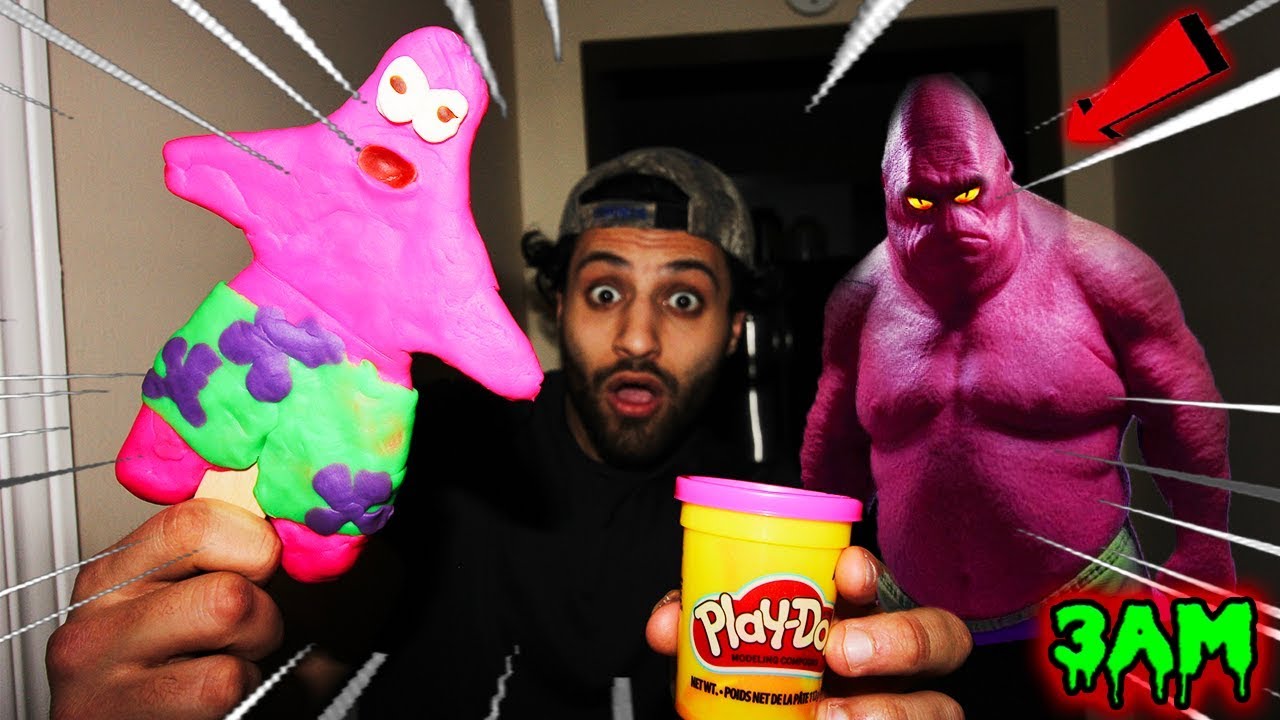 OMG PATRICK CAME TO LIFE! DON’T MAKE PATRICK STAR from PLAY-DOUGH AT ...