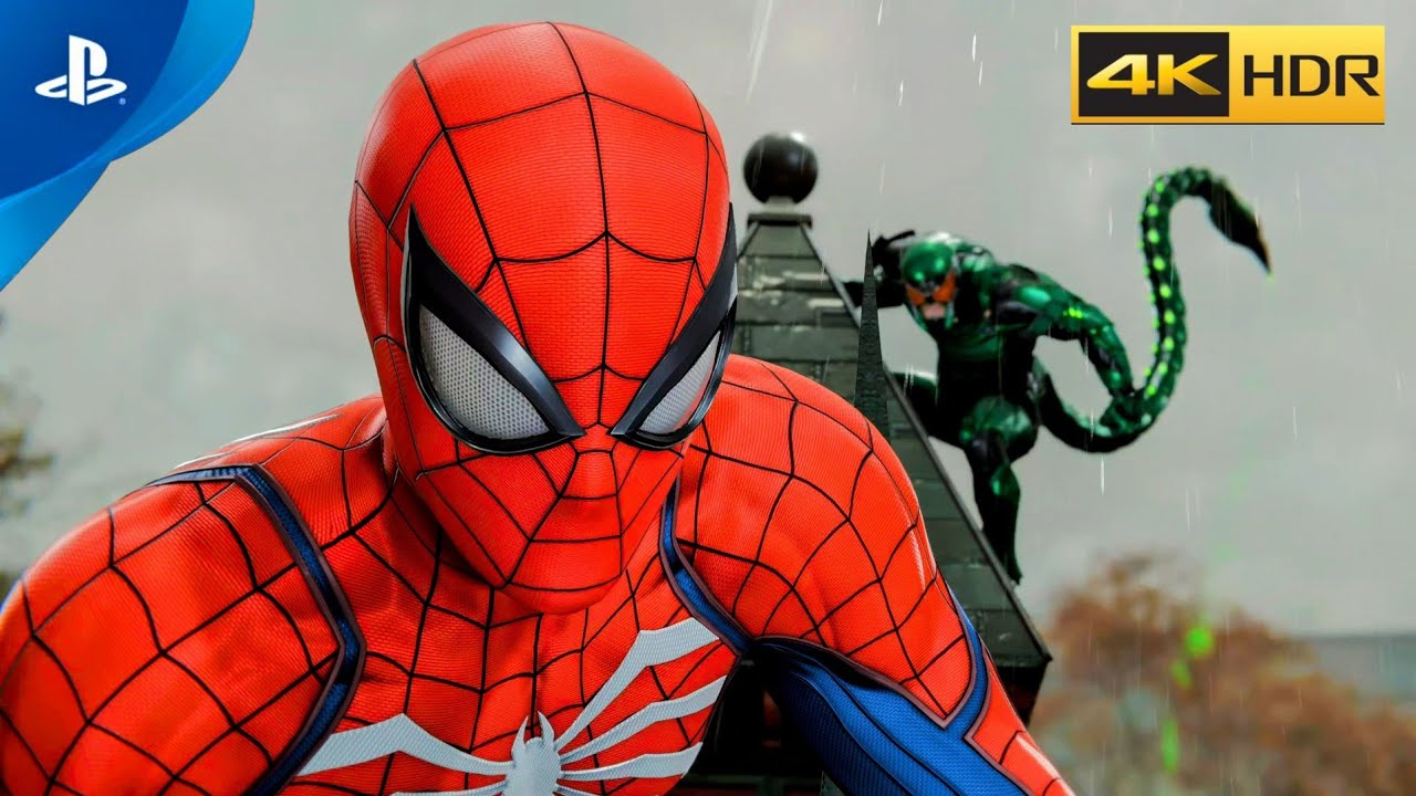 Marvel's Spider-Man Remastered Fight against Scorpion PS5 UHD 4K Ray ...