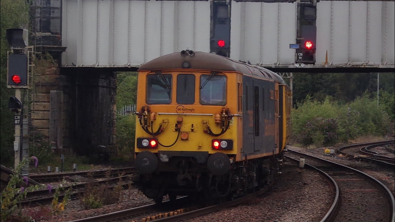 73962 + 73963 - Network Rail Test Train At Chester (31.7.23) - YouTube
