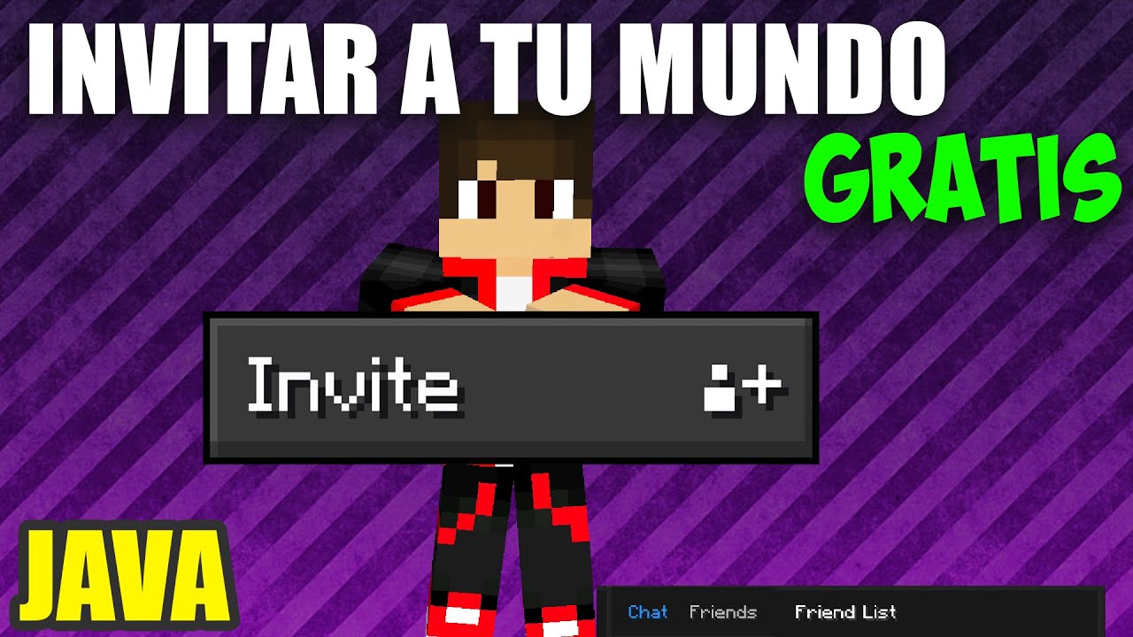 Como INVITAR a tu mundo de minecraft SIN hamachi NI aternos - YouTube