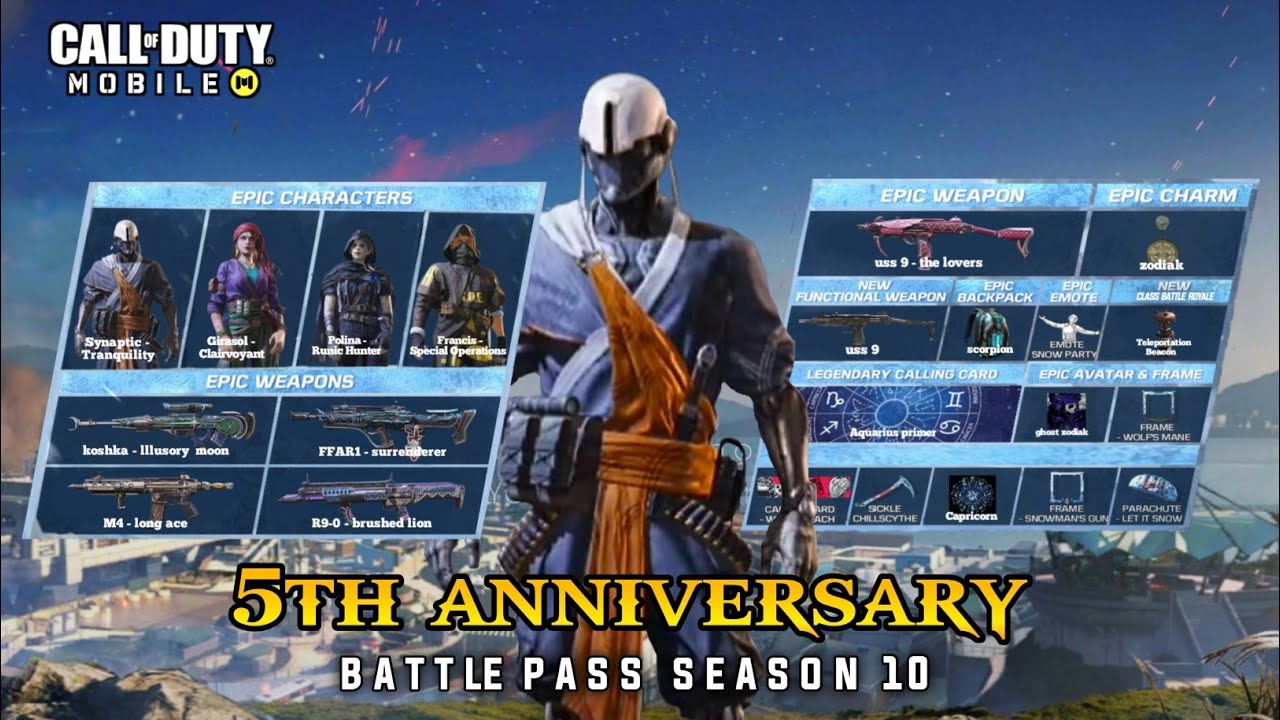 Season 10 (2024) confirmed karakter & senjata battle pass + gameplay & iron sight codm S10 - YouTube