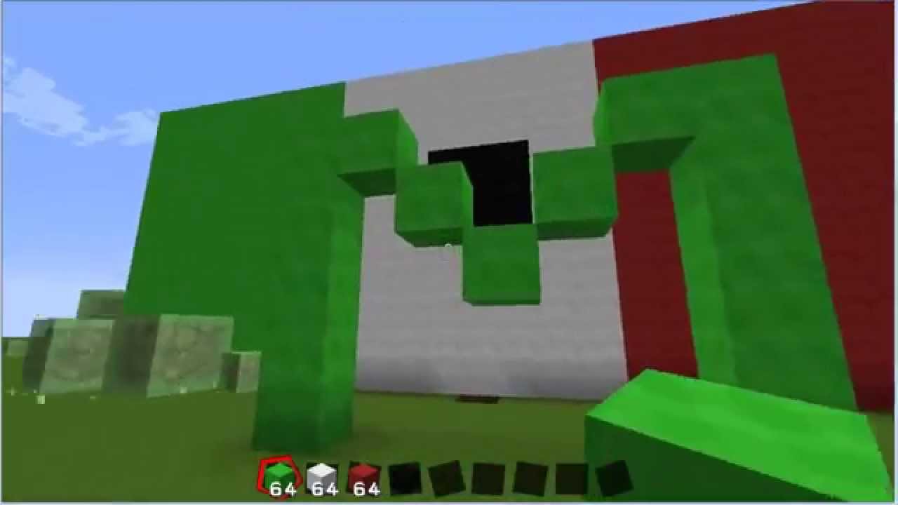Pixelar de la Bandera de México: Minecraft - YouTube