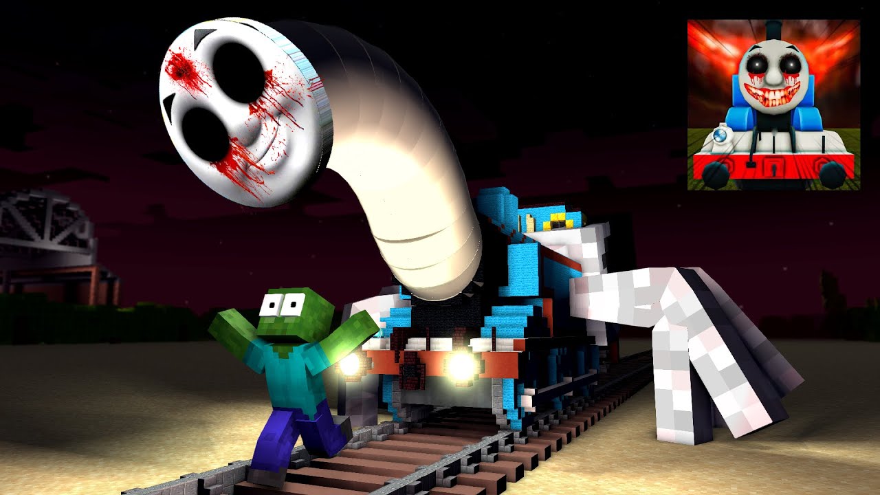 Thomas The Train Attack (Minecraft Animation) - YouTube