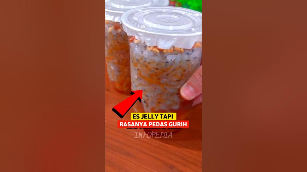 Unik Jajanan Jelly Rasa Pedas Gurih | INFOPEDIA #shorts - YouTube