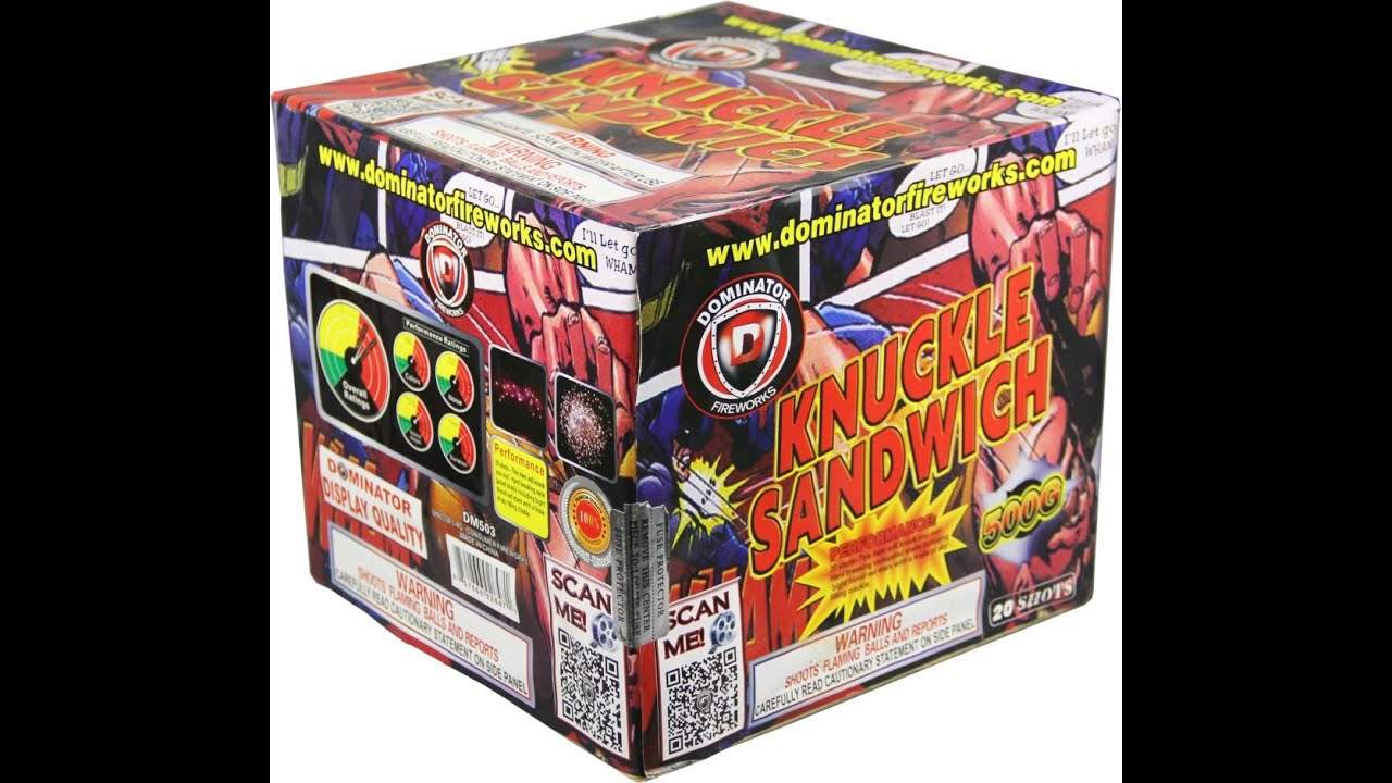 Jeff's Fireworks - Knuckle Sandwich - DM503 - Dominator - YouTube