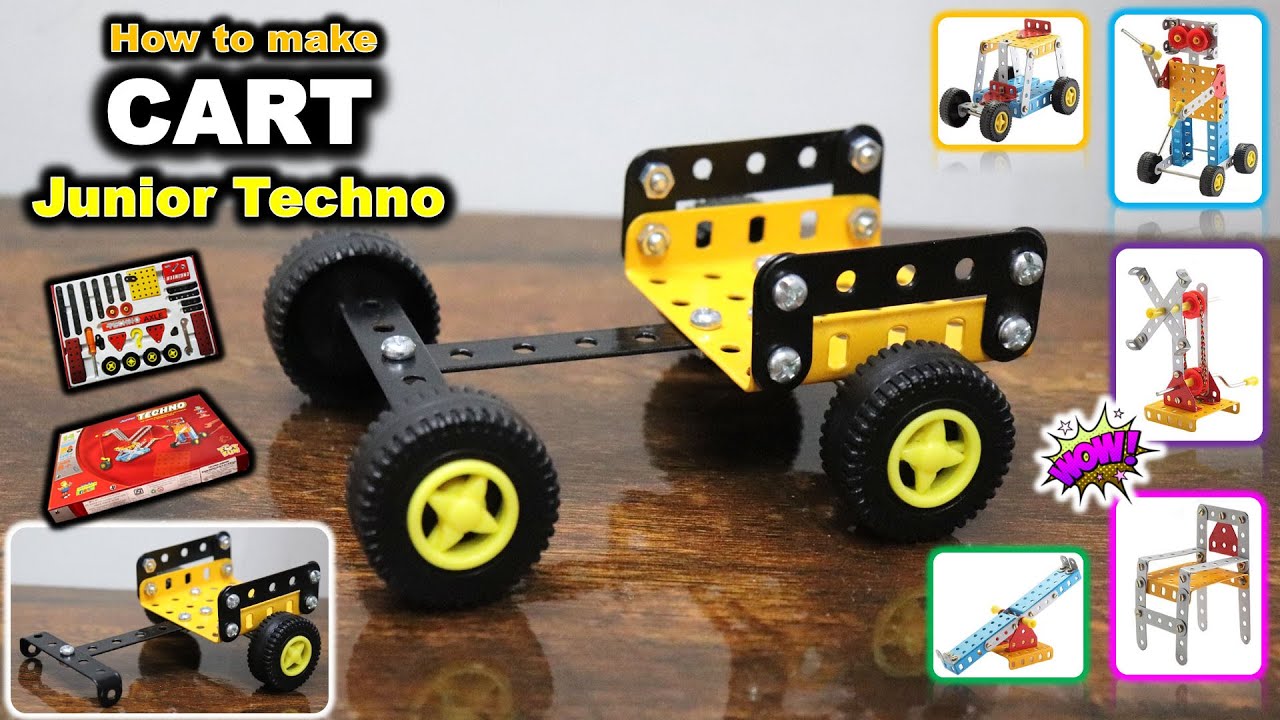 CART Junior Techno | How to make CART | Building Blocks | Construction ...