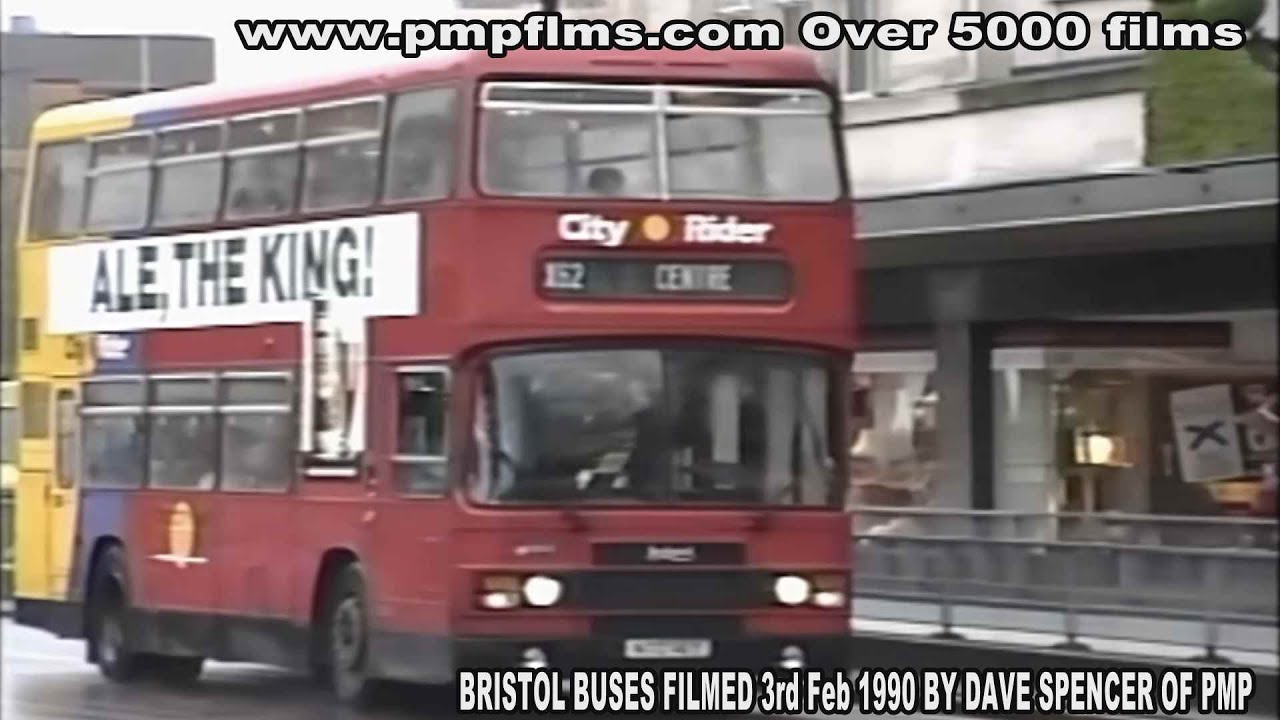 Bristol Buses filmed 3rd Feb 1990 By Dave Spencer of PMP - YouTube
