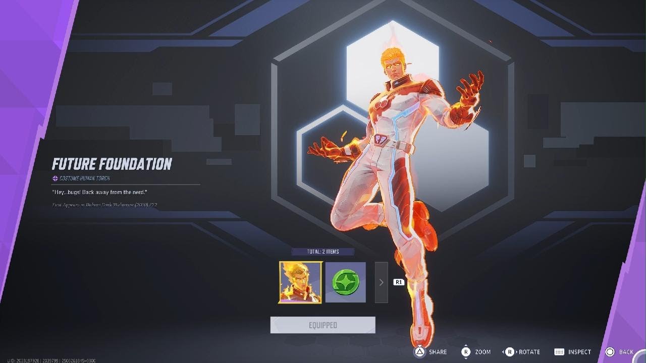 Marvel Rivals Human Torch Future Foundation Skin Acquired - YouTube