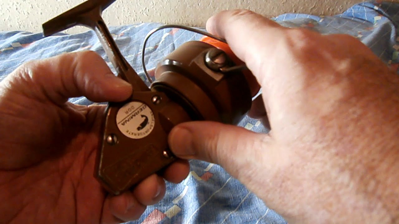 Germina 64 - East Germany GDR - Fixed Spool Spinning Reel - YouTube