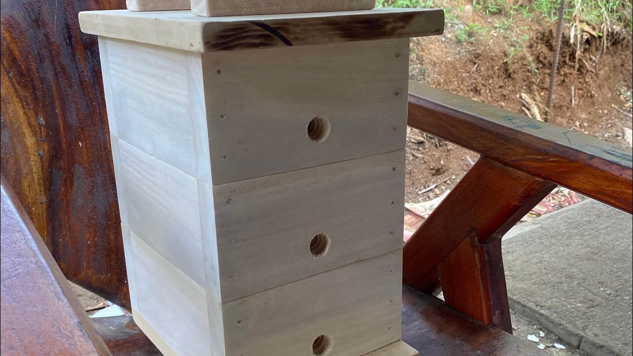 Stingless box hive Size 4x8x10 1inch ang kapal Check the description ...