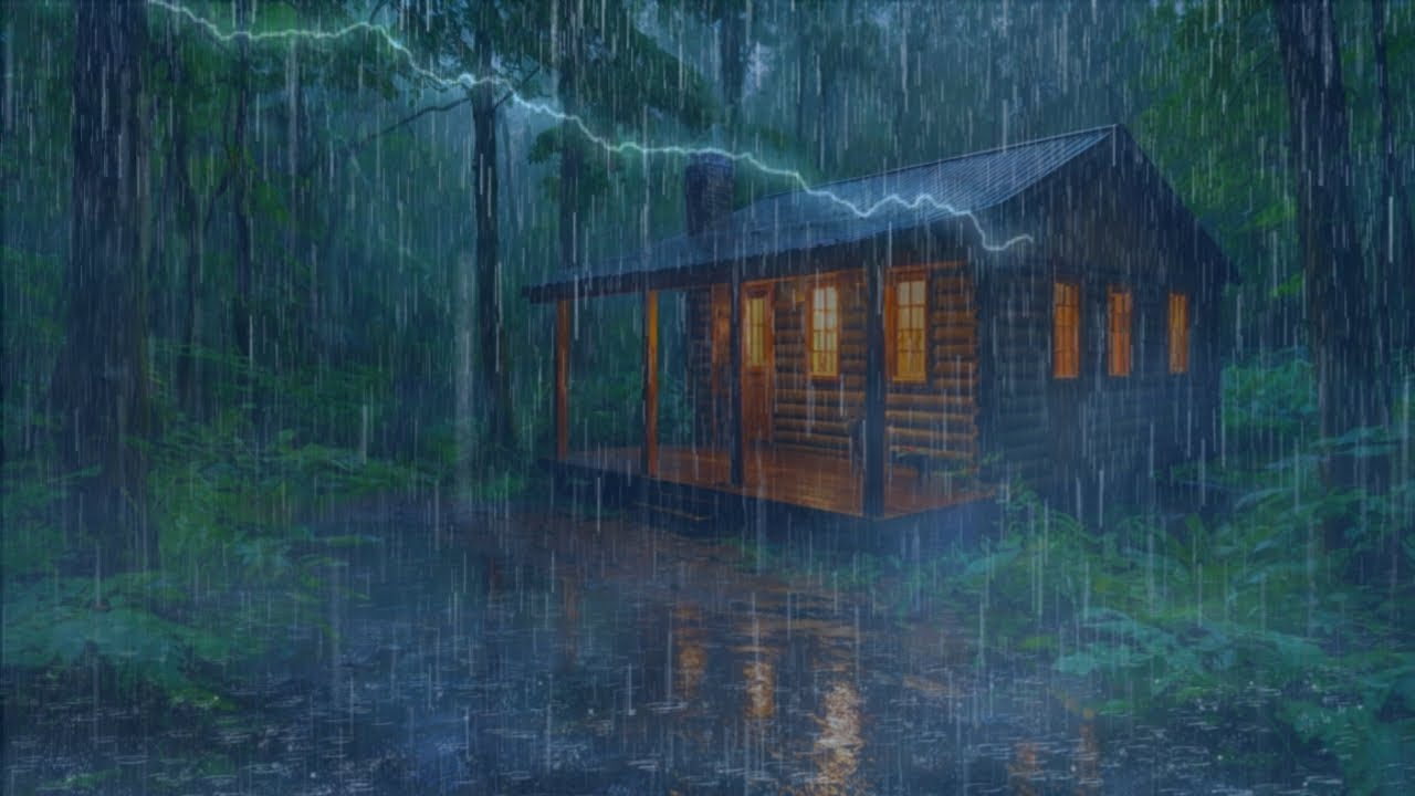 Cozy Rain Sounds for Sleeping | Gentle Rainfall & Thunder Ambience ...