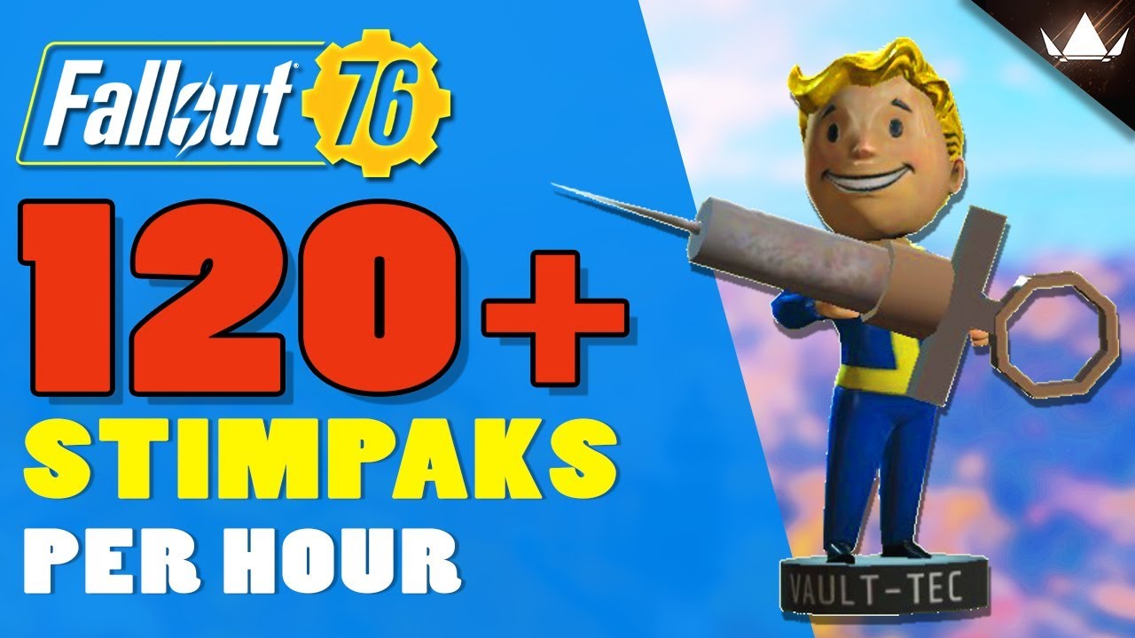 Fallout 76 - Unlimited Stimpaks | Fastest Farming Method - YouTube